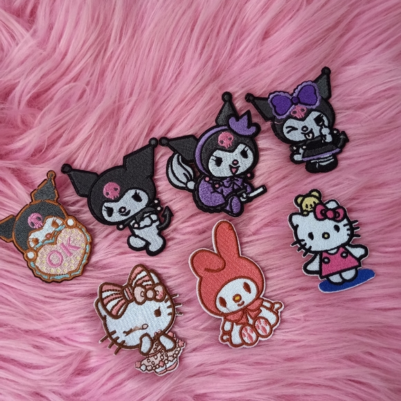 Hot Topic | Accessories | Classic Kuromi Sanrio Hello Kitty Embroidered Patch | Poshmark